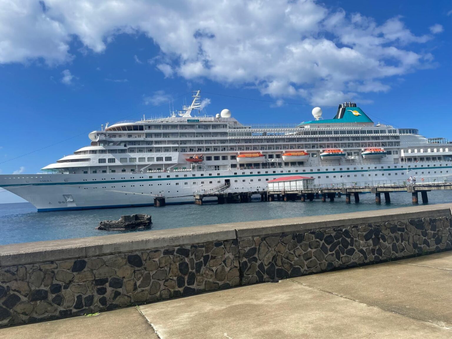 MV Amera makes inaugural call to Dominica - DBS Radio