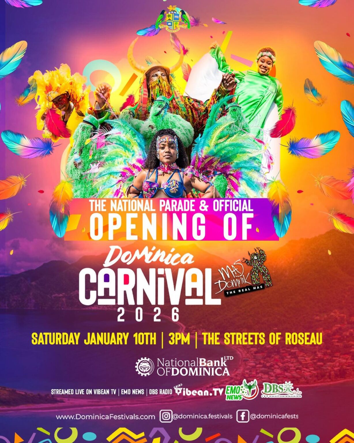 6O groups to be featured on Saturday’s road parade to mark the opening ...